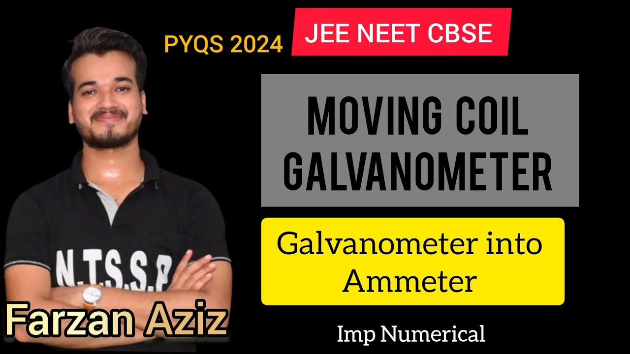 Class 12 | 2024 PYQ Numerical | Galvanometer into Ammeter | CBSE NEET ...