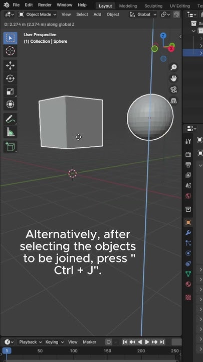 How to Join and Separate Object in Blender? - YouTube