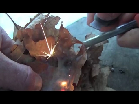 Beginner's Guide to Making Fire with Firesteels - YouTube