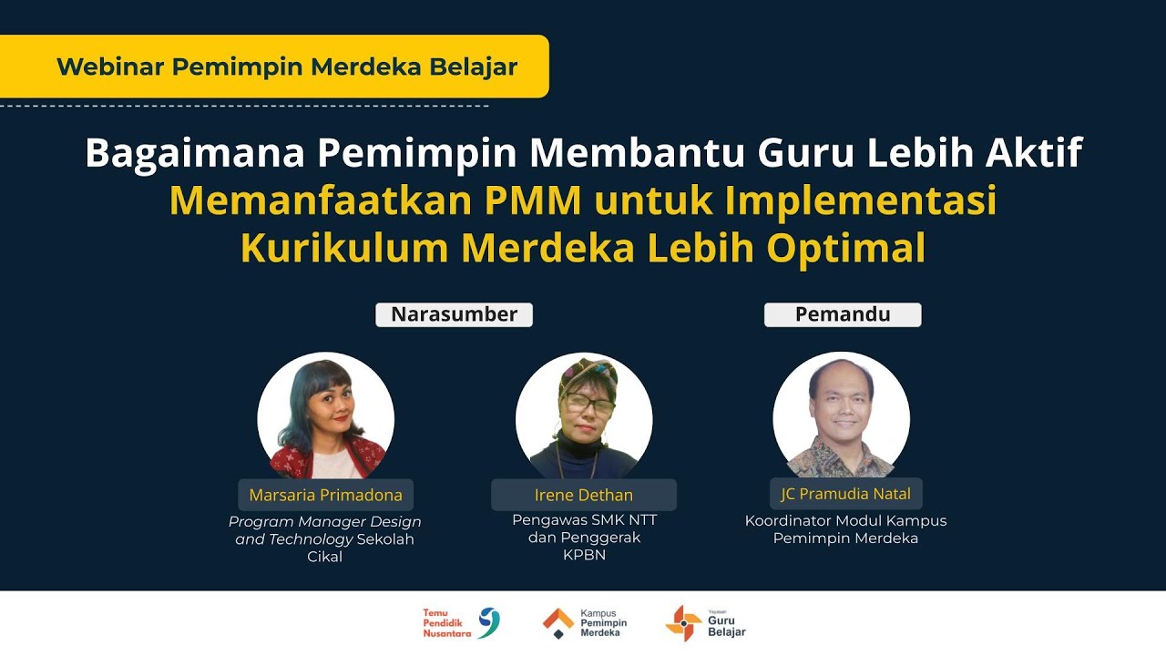 Webinar PMB5 "Bagaimana Pemimpin Membantu Guru Lebih Aktif Memanfaatkan ...