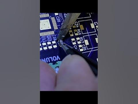 How to solder Smd / Surface Mount IC USING 25W solding iron - YouTube