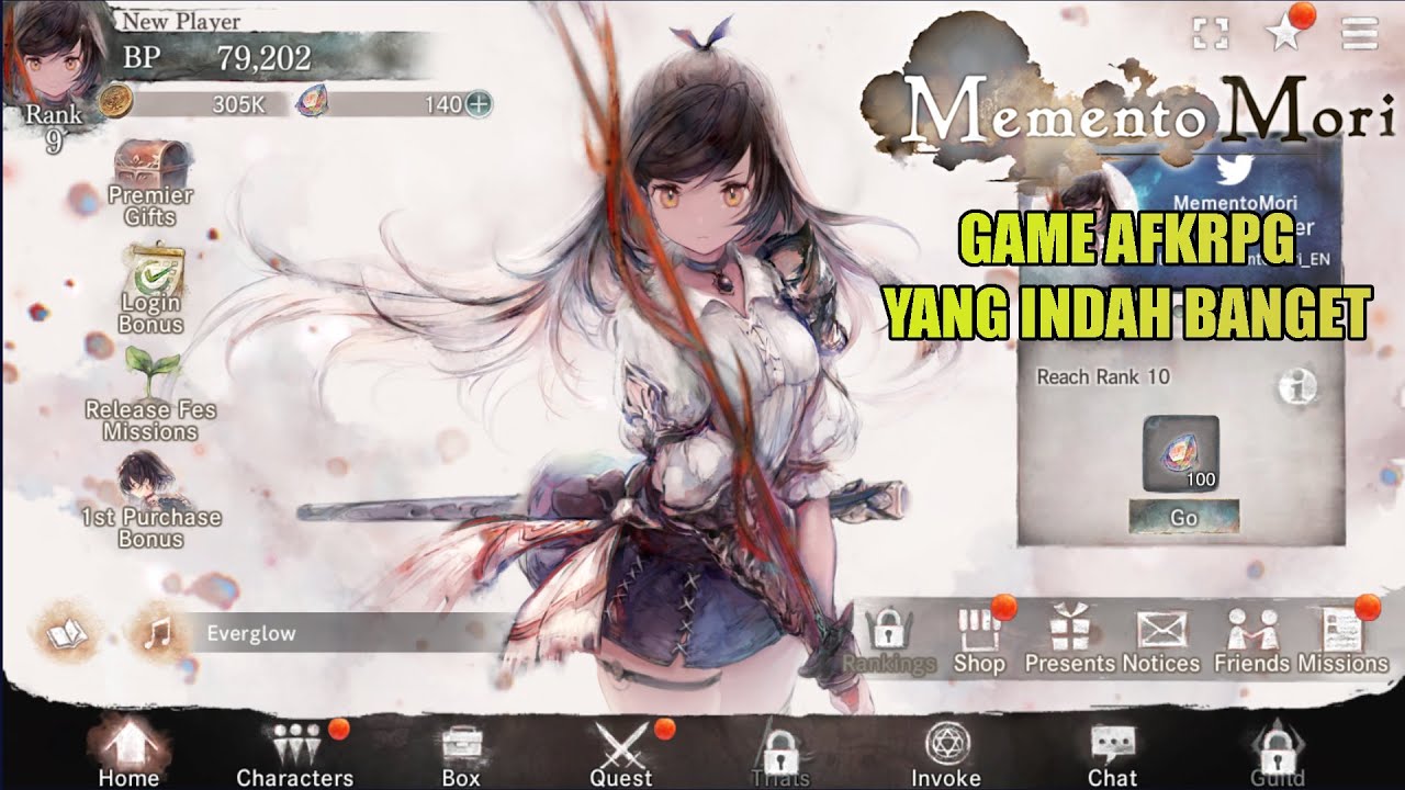 Memento Mori(Mobile) - Game AFKRPG Yang Keren Dan Indah Banget - YouTube