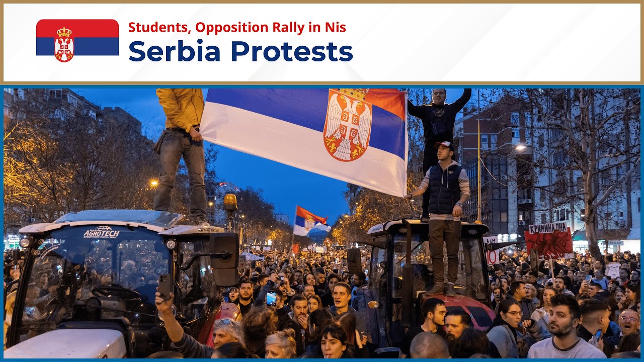 LIVE: Serbia Protests: Students, Opposition Rally in Nis | Eastern ...