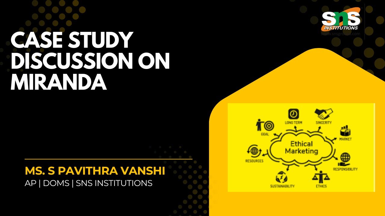 Case Study Discussion on Miranda | Brand Management | SNS Institutions ...