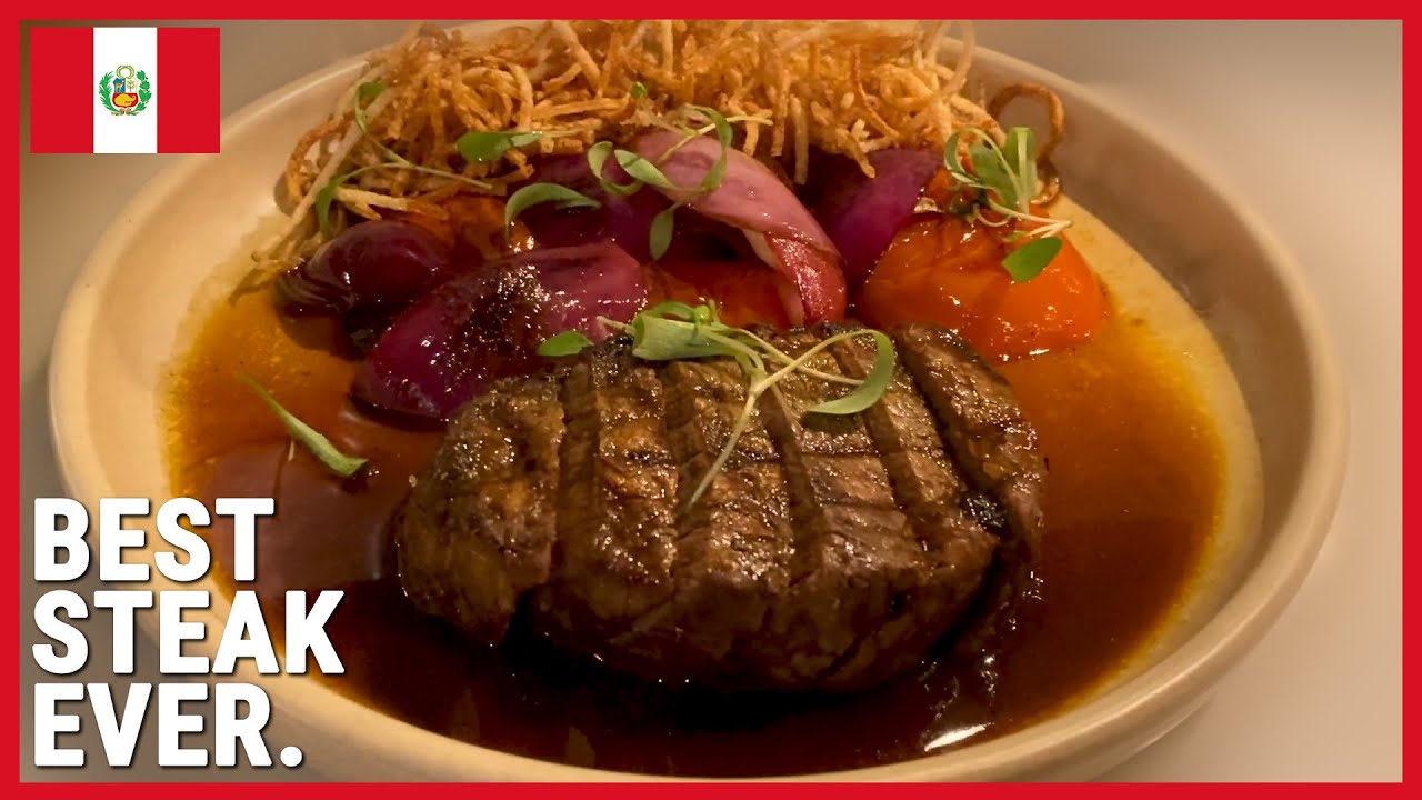 Is this the BEST STEAK in the WORLD? PERUVIAN FOOD - Lomo Saltado ...