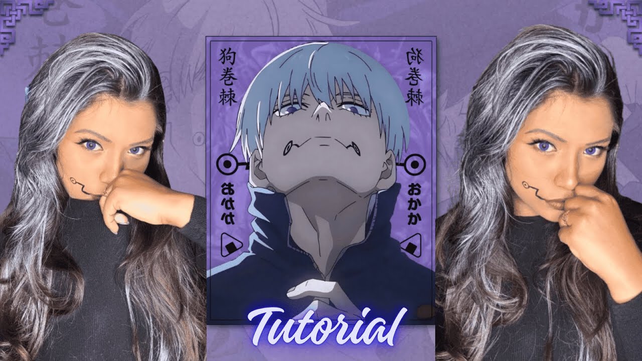 Toge Inumaki Cosplay Makeup Tutorial - YouTube