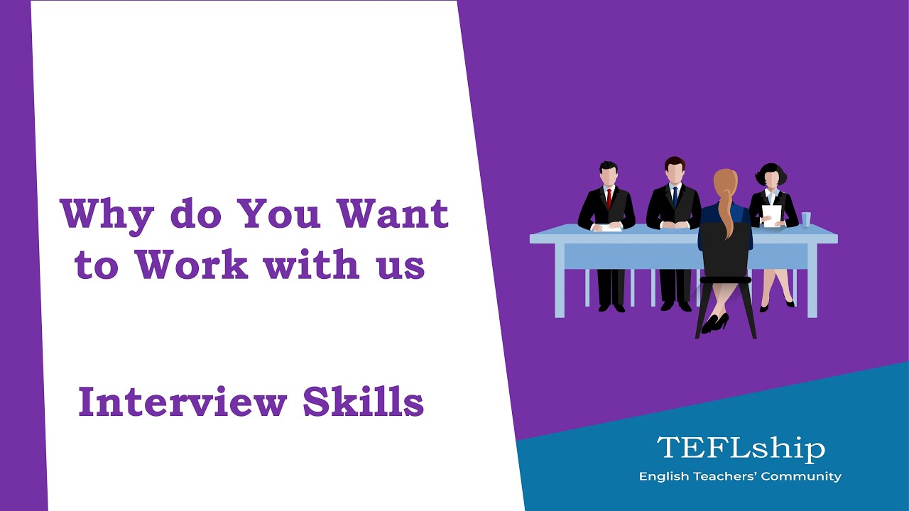 13. Why do you want to work with us - Interview Skills - YouTube