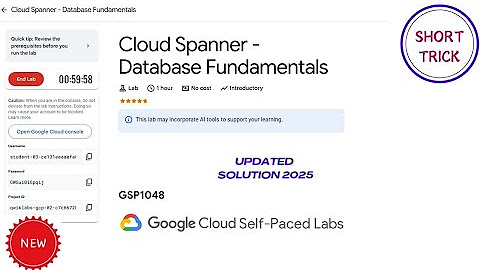 Skill Badge:- Create and Manage Cloud Spanner Instances - YouTube