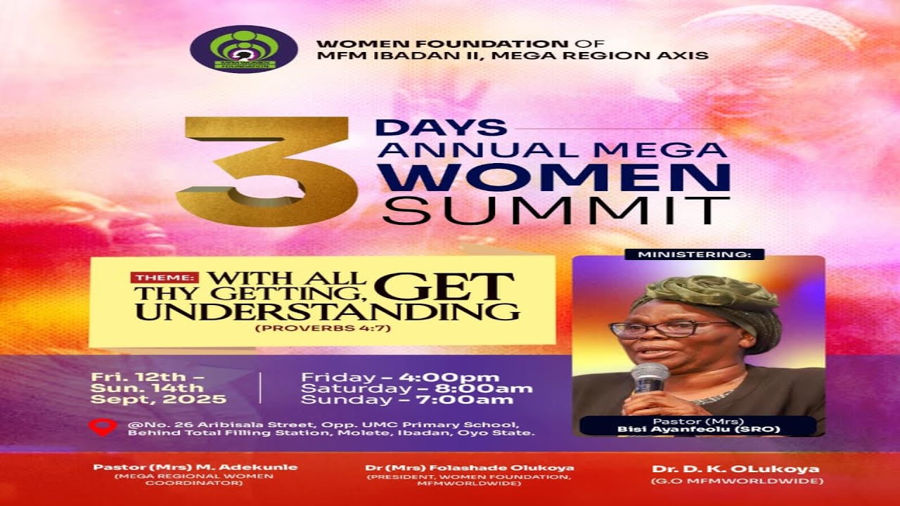 2025 ANNUAL MEGA WOMEN SUMMIT || WITH ALL THY GETTING, GET ...