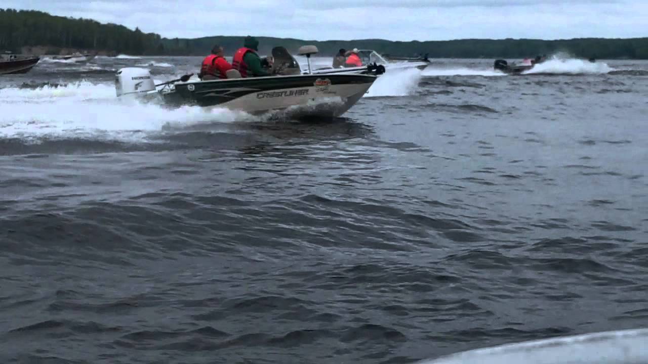 2011 Mattagami First Nations Walleye Tournament - Day 1 Start - YouTube