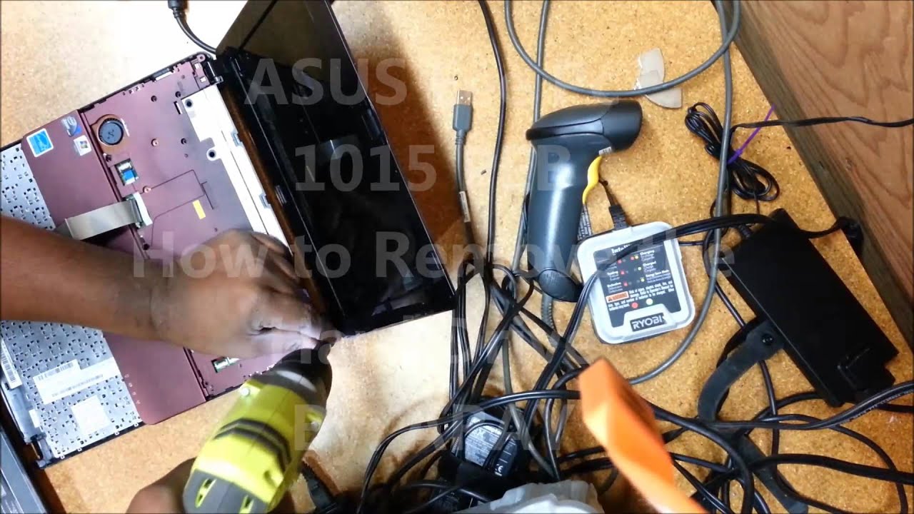 ASUS Eee PC 1015PE How to remove HDD - YouTube