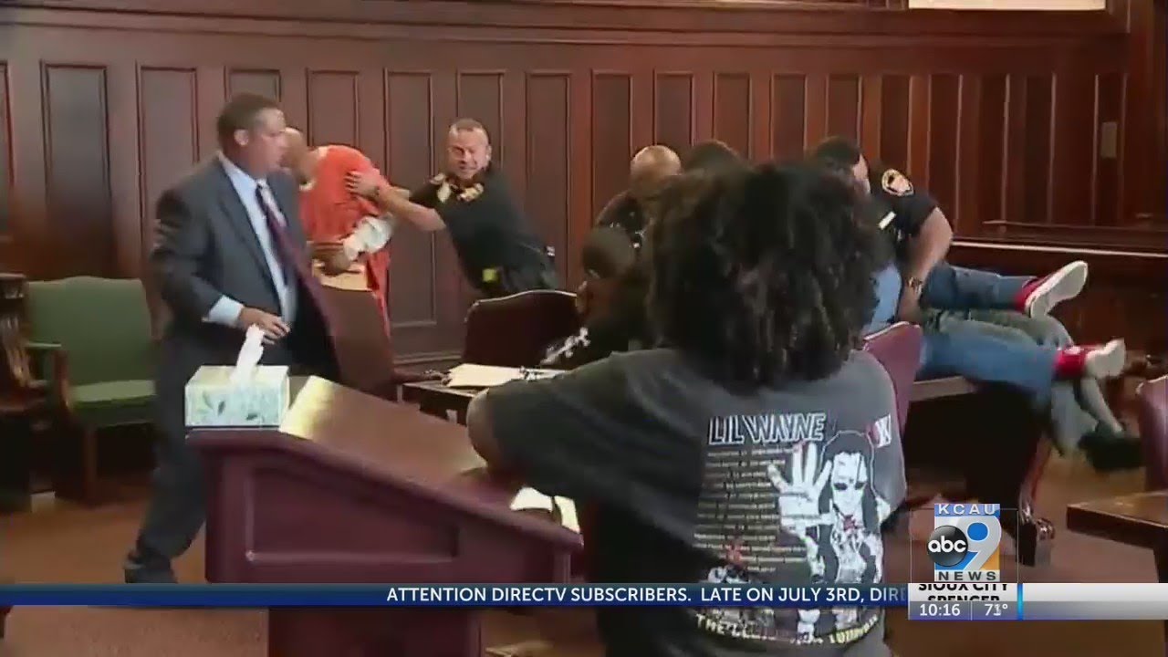 Courtroom Brawl - YouTube