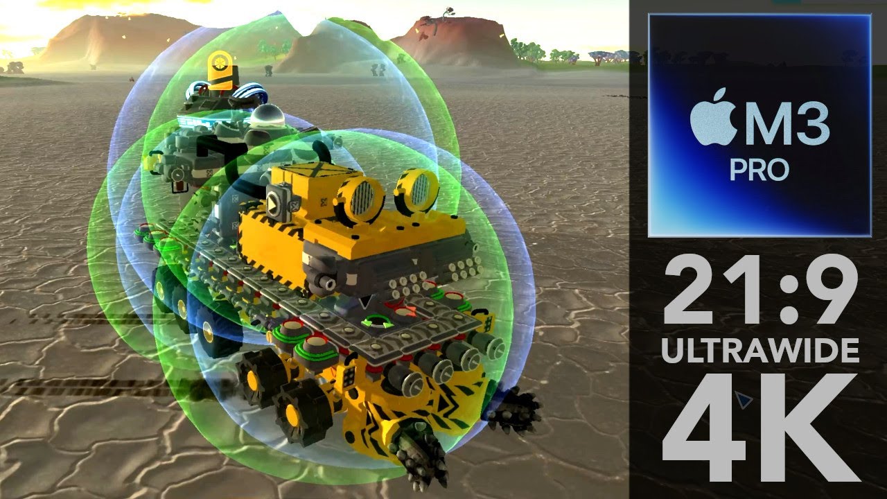 TerraTech: Building Mobile Base v2 | M3 MacBook Pro | 21:9 Ultrawide ...