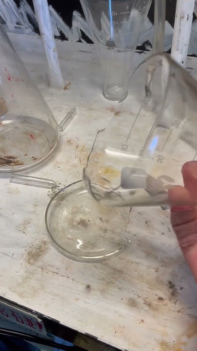 so i tried to fix a broken flask.. - YouTube