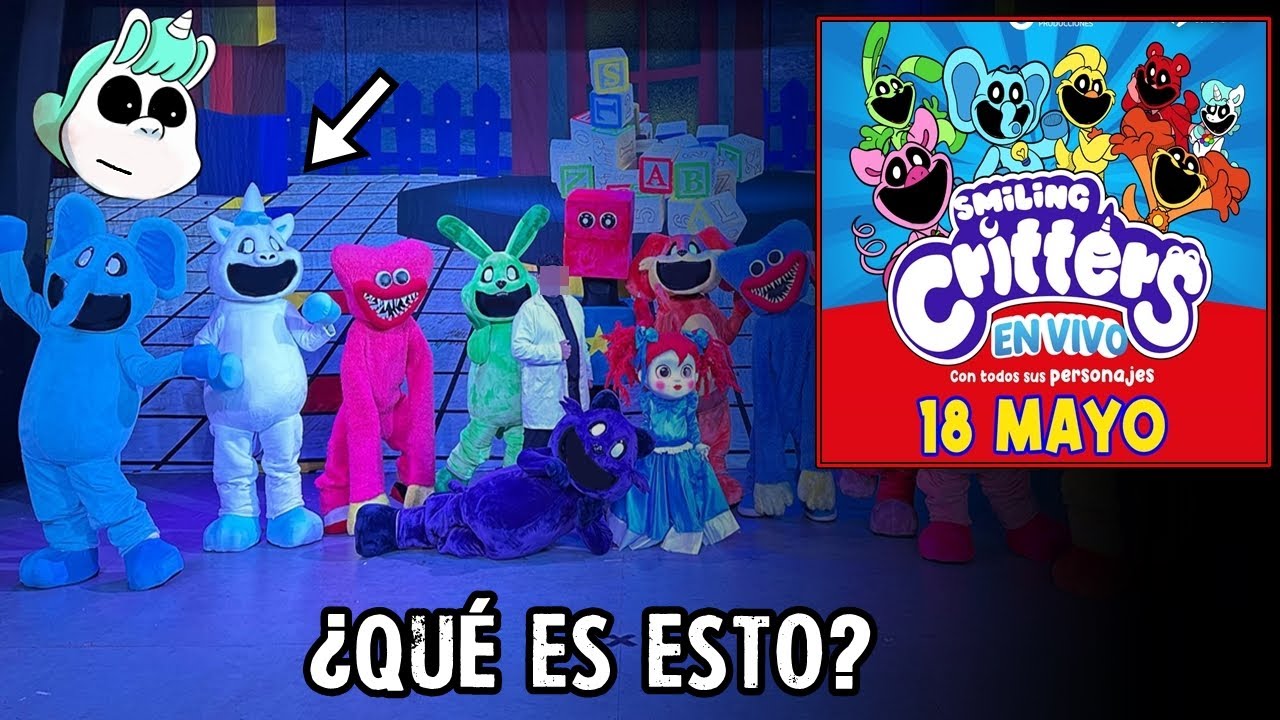 APARECE EXTRAÑO SHOW en vivo de SMILING CRITTERS para ¨NIÑOS¨ - YouTube