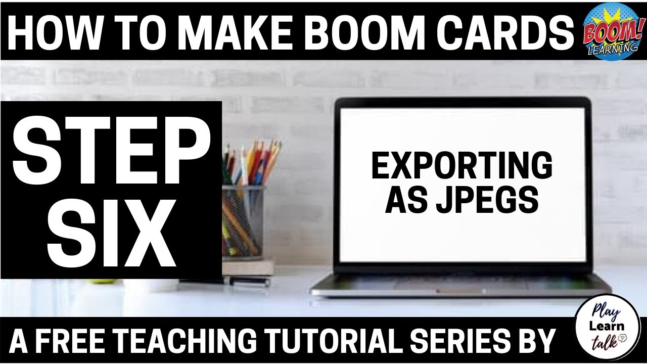 How to make Boom Cards - exporting JPEGs - YouTube