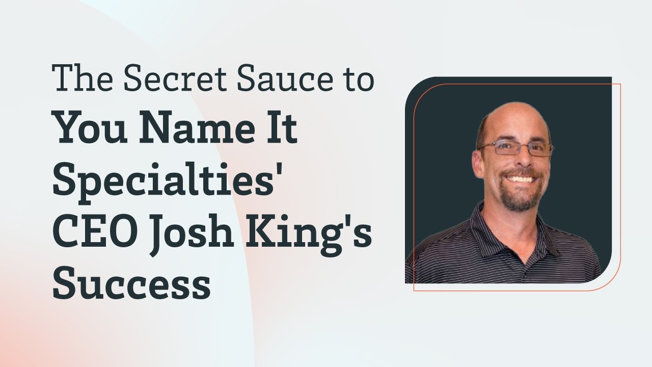 The Folio Presents: 10 Questions with Josh King, CEO of You Name It ...