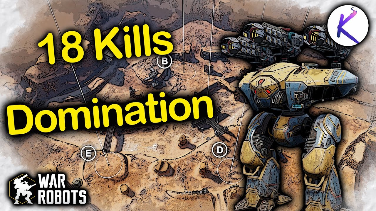 Fafnir Harpy Sharanga Titan War Robots gameplay WR Robot - YouTube