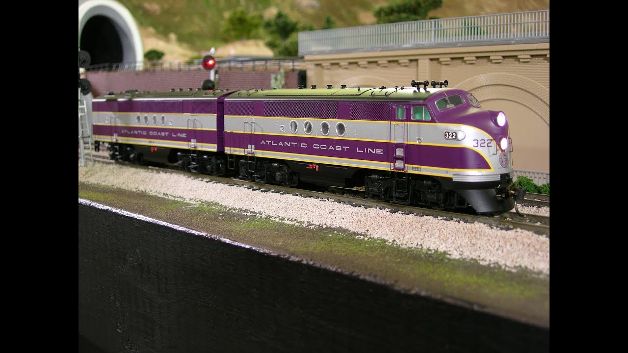 HO Scale Atlantic Coast Line FT Sound Demo HD - YouTube