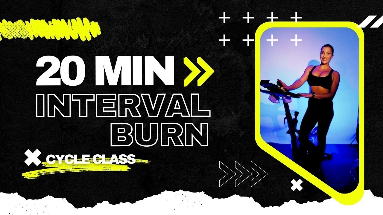 20-Minute Interval Burn Cycle Class 🚴‍♀️ High-Intensity Cardio Workout ...