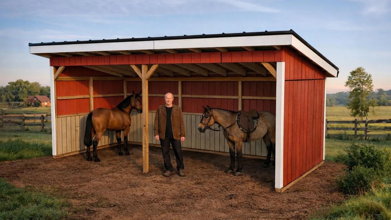 How to Build a 12x24 Run in Shed - YouTube