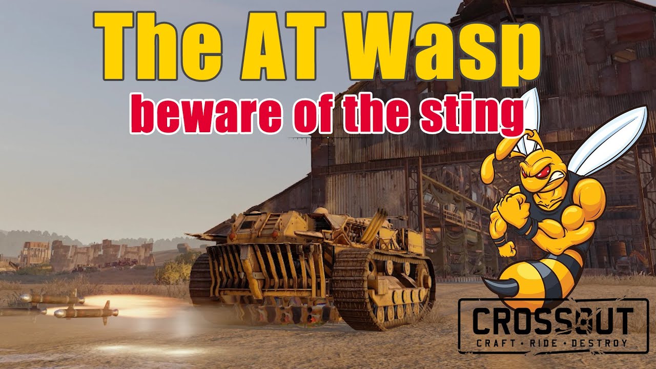 Crossout - AT Wasp Rocket Launcher - Beware of the Sting - YouTube