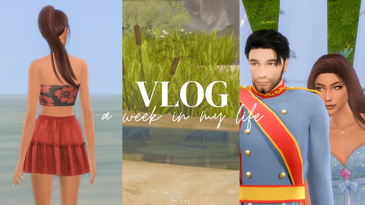 Sims 4 Vlog 🌱A Week In My Life (traveling, acting, and more) | Diana ...