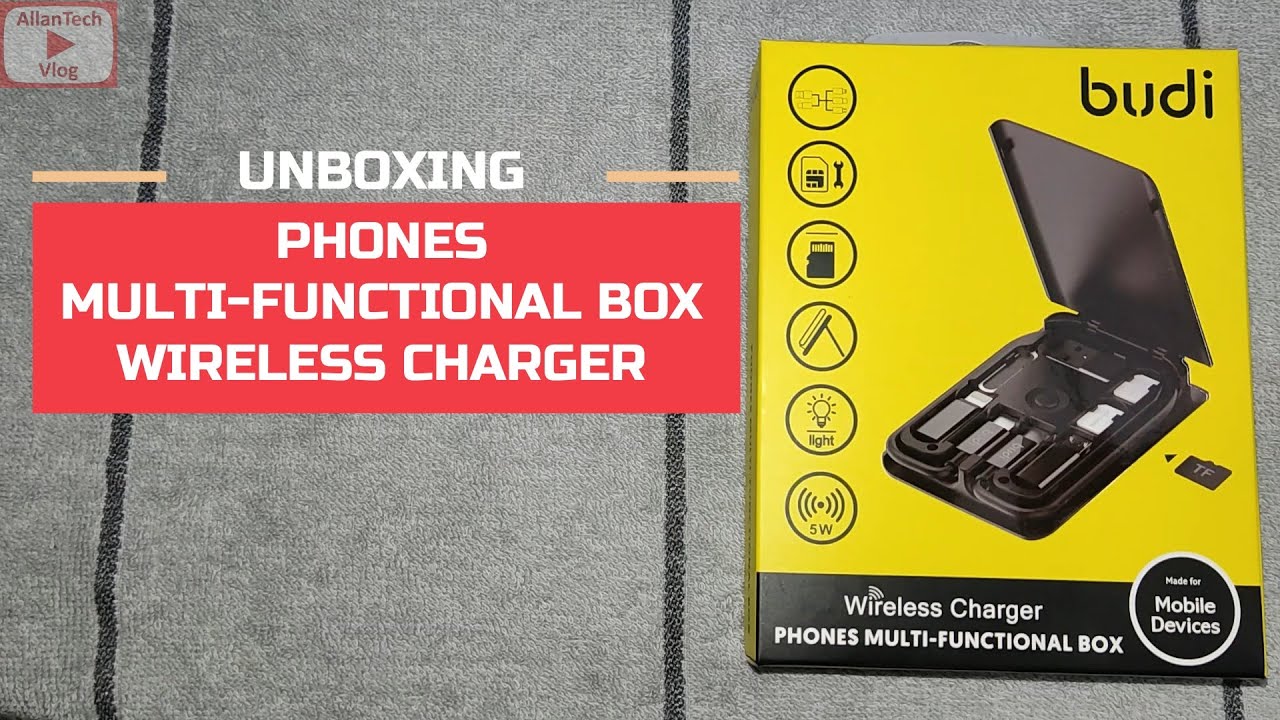 UNBOXING Phones Multi-Functional Box w/ Wireless Charger - YouTube