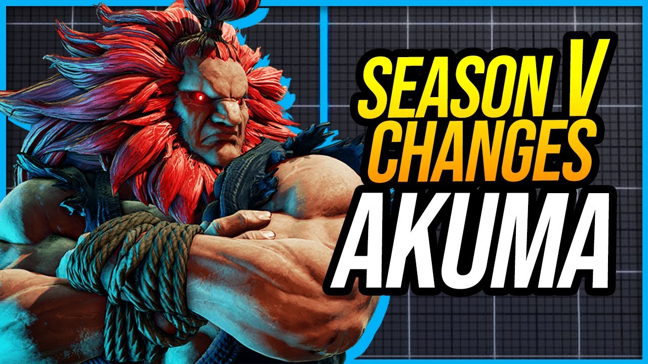 ALL Akuma Changes - Season V - Street Fighter V Champion Edition - YouTube