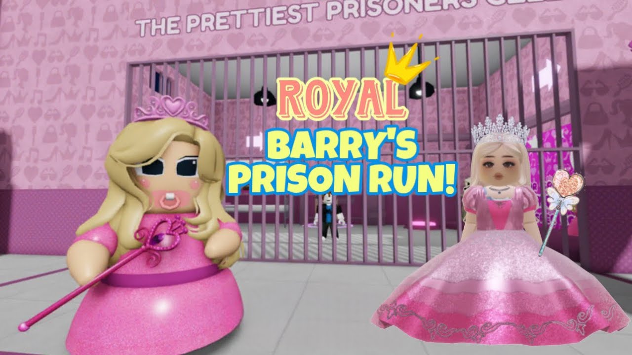 PRINCESS BARRY'S BABY PRISON RUN! (#Roblox) - YouTube