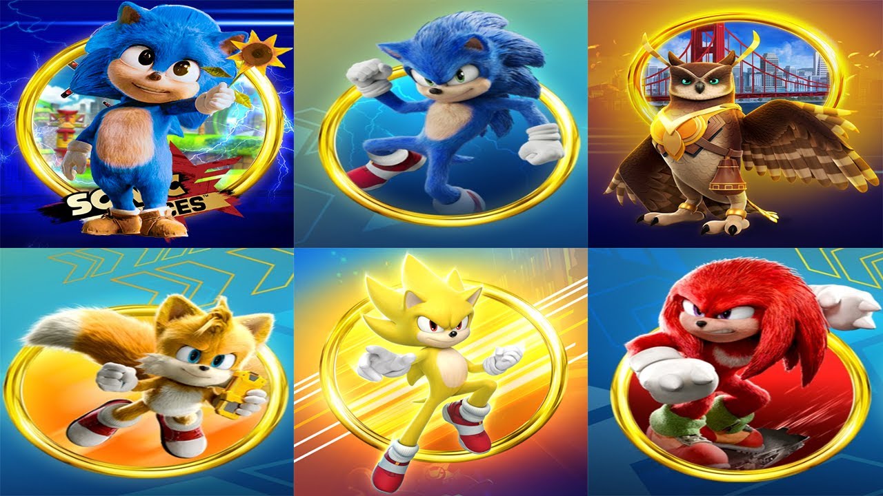 Sonic Forces - All 6 Movie Characters Battle: Baby, Teen, Longclaw ...