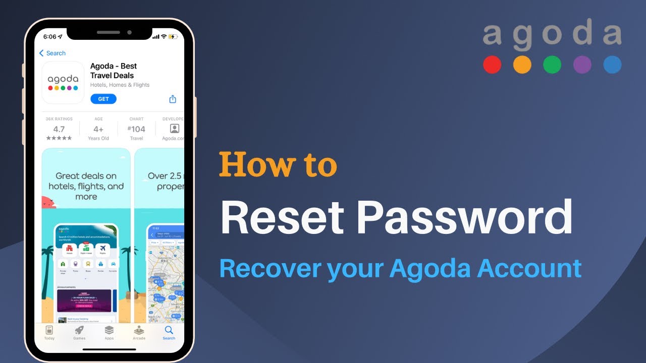 How to Reset Agoda Password? Recover Agoda App Login - YouTube