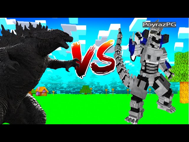 Kiryu Mechagodzilla Minecraft KIRYU Mechagodzilla 2002 New Battle