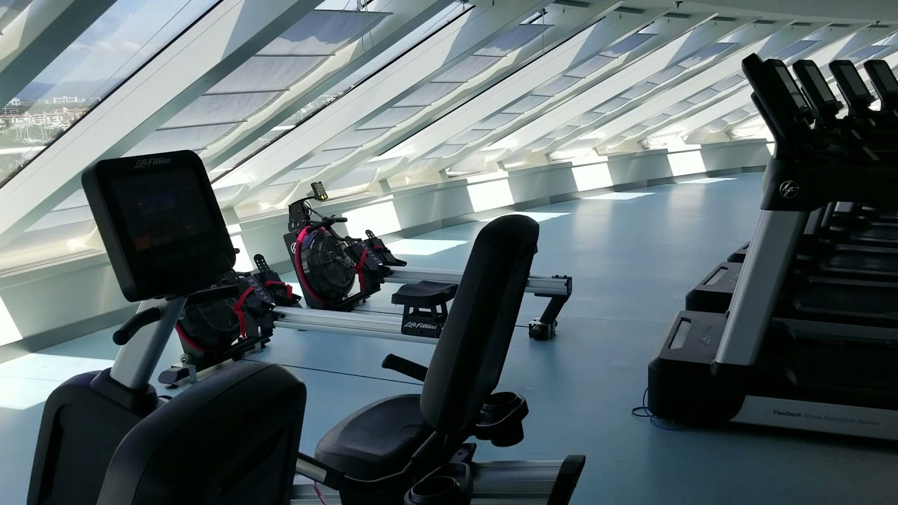 Carnival Panorama Gym/Fitness Center - October 2021 - YouTube