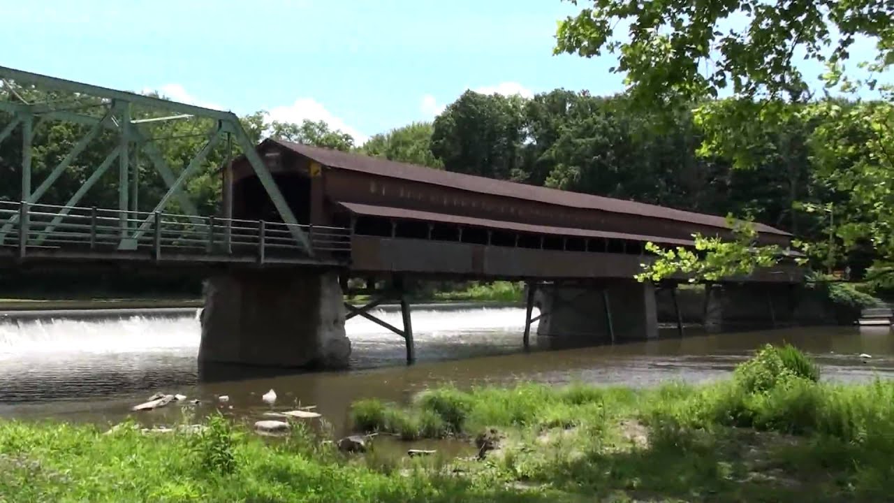 Harpersfield Covered Bridge - Ashtabula County, Ohio - YouTube