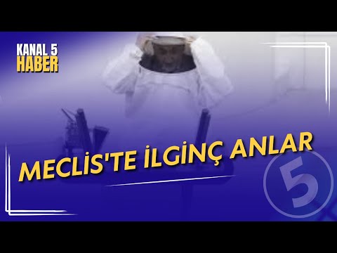 Meclis'te İlginç Anlar | CHP'li Mustafa Adıgüzel Arıcı Kıyafeti Giydi