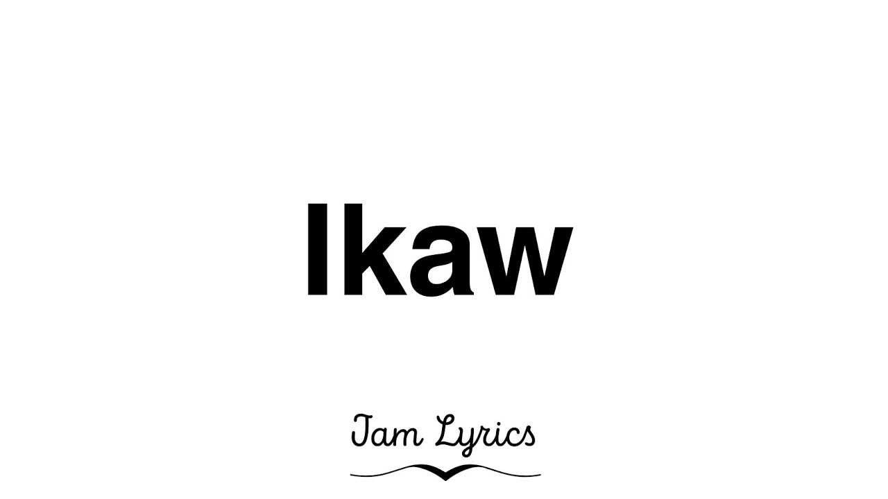 Ikaw - Maria Zephora (Lyrics) - YouTube