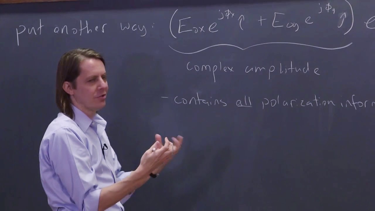 PHYS 201 | Polarization States 2 - The Jones Vector - YouTube