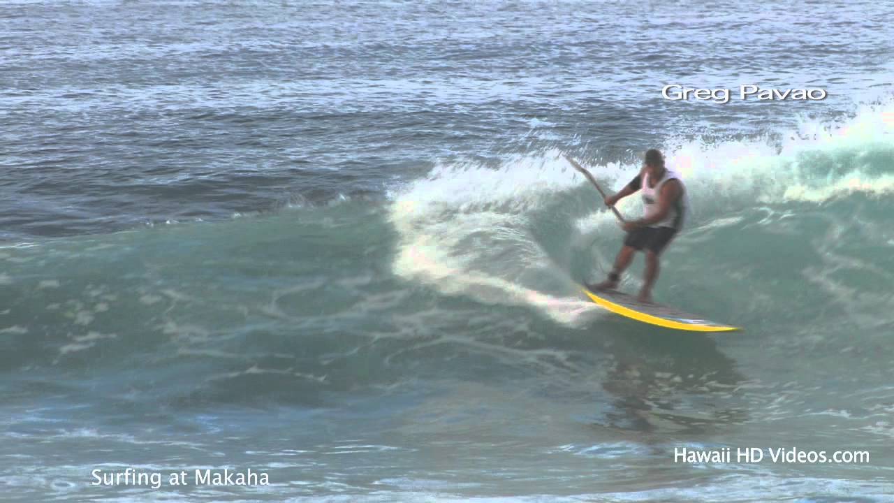 Greg Pavao, in Makaha, Doing his thing on a C4 board. - YouTube