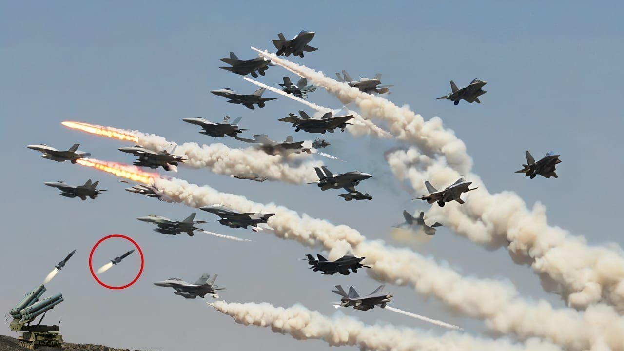Unbelievable! 450 North Korean Fighter Jets Shot Down by US Long-Range ...
