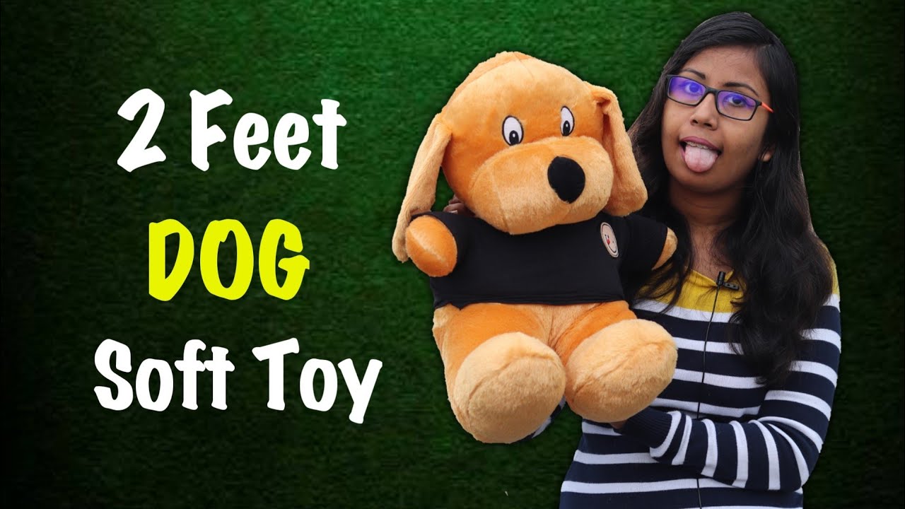 2 Feet Puppy Unboxing | Dog Soft Toy Unboxing | Birthday Gift for Kids ...