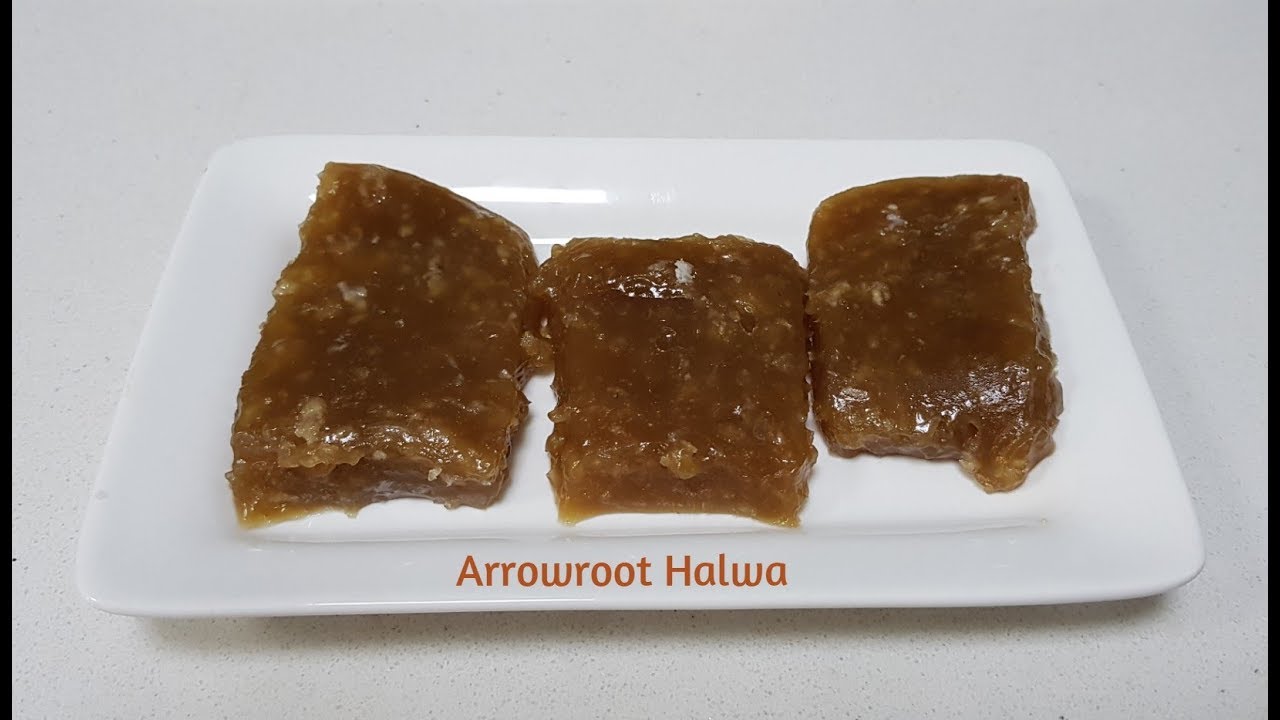 Recipe 65 Arrowroot Halwa//Koova Halwa - YouTube