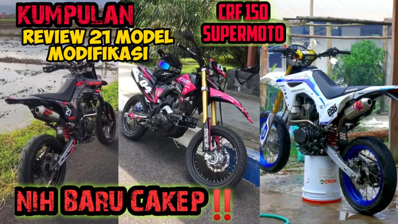 Kumpulan Modifikasi Crf Supermoto Supermoto Crf Keren Abiss‼️😎 Youtube