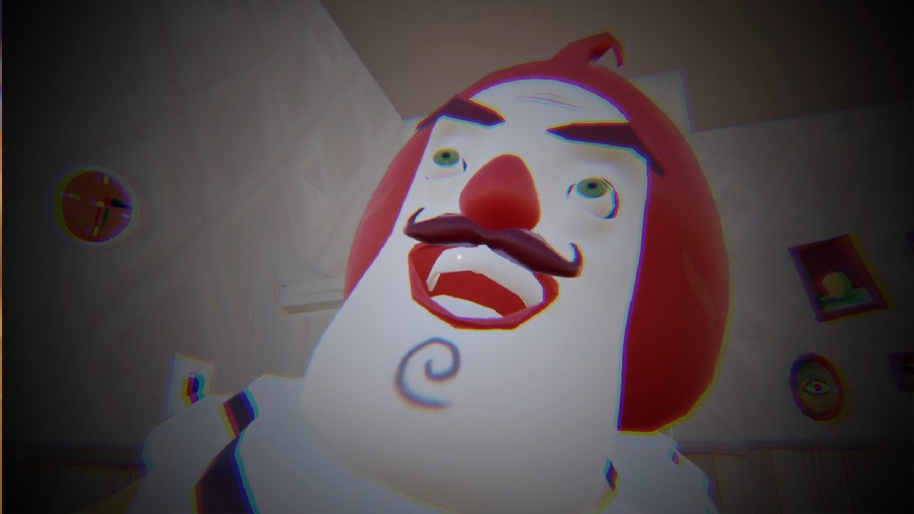 WHAT HAPPENED IF YOU THROW A LAMP AT YOUR CLOWN NEIGHBOR - Hello ...