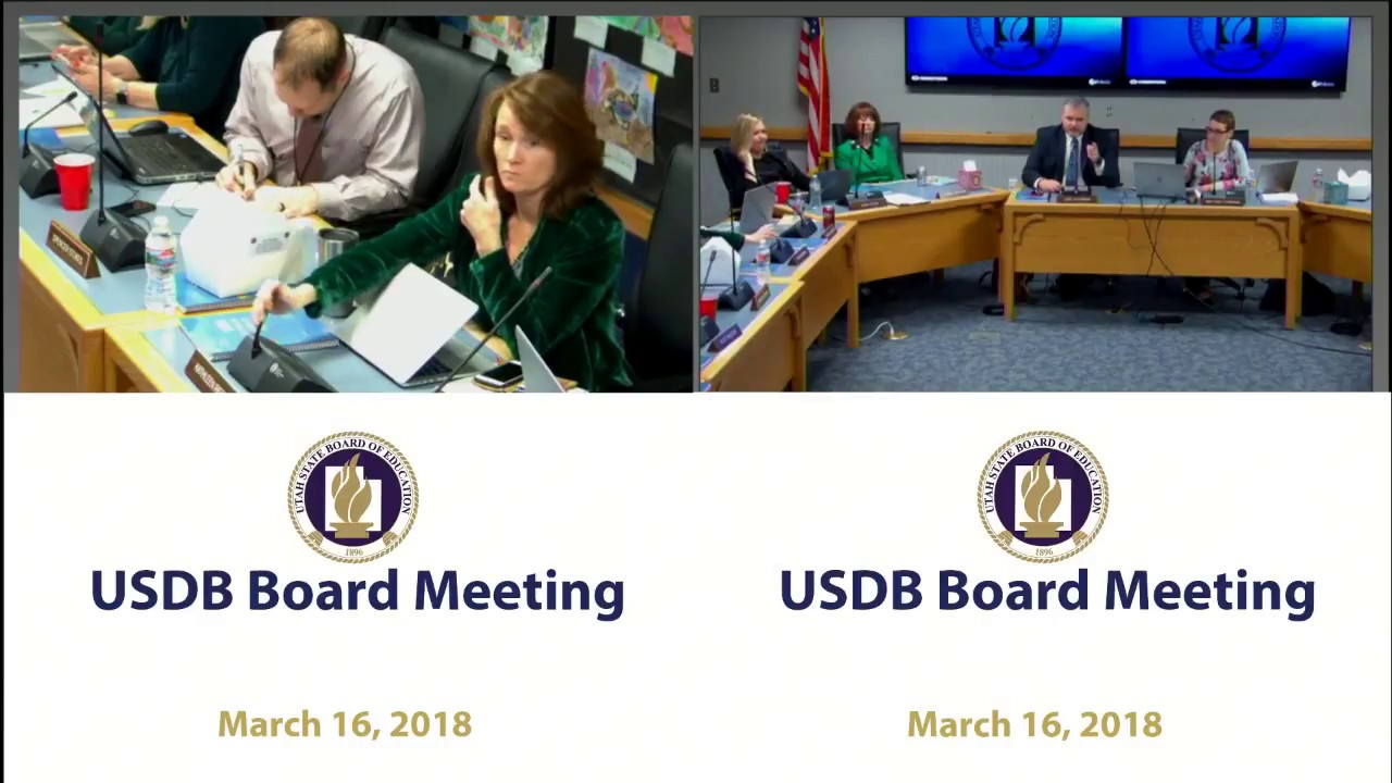 USDB Meeting - Study Session - YouTube