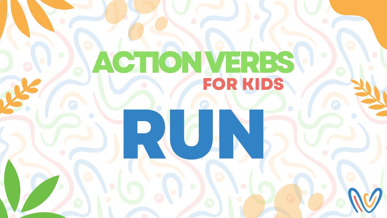 Action Verbs for kids - RUN | Learn English for Kids | Children with ...