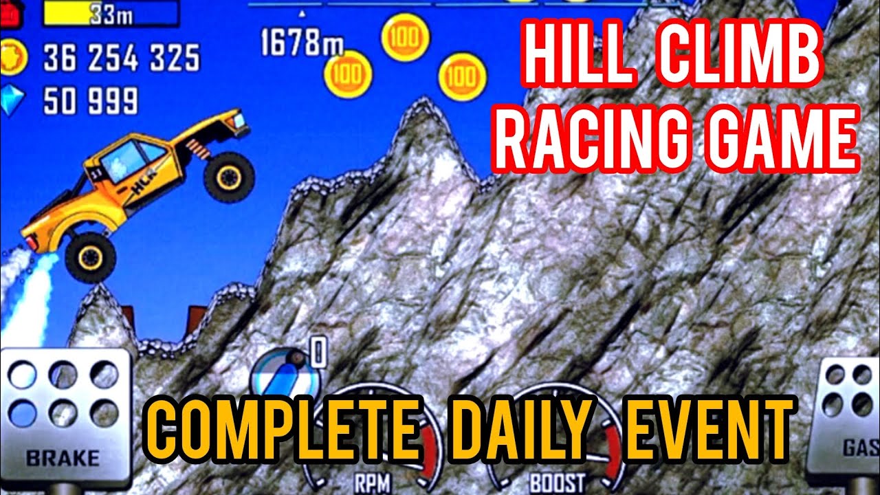 hill climb racing game Berg Aoad And Trofee-Truck Racing #game #gaming ...
