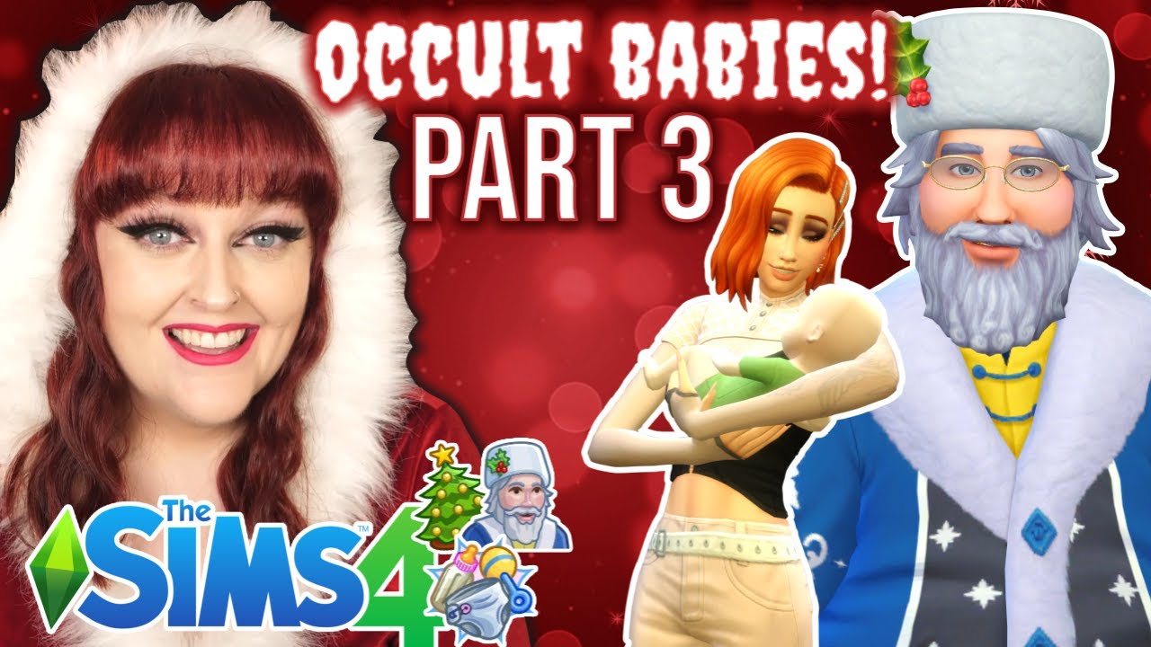 🎅🏻 LILLY HAS SANTA 'S BABY! 🎅🏻 | The Sims 4 Occult Baby Challenge Part ...