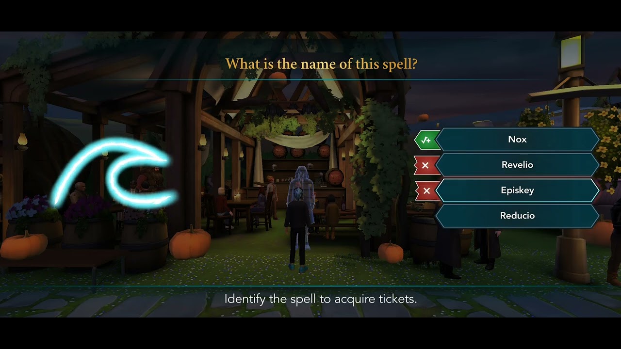 Hogsmeade Carnival: Spell Trivia - Nox - YouTube