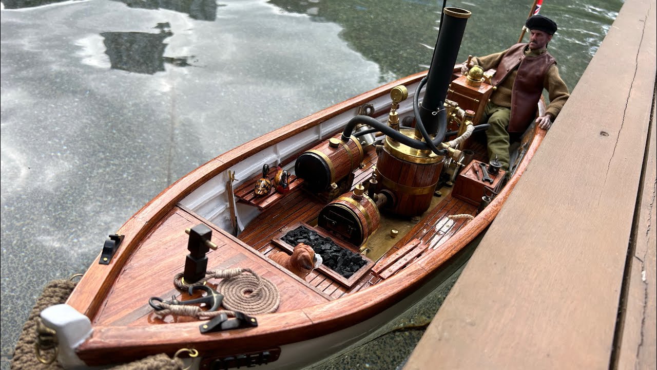 My model steam launch “OTTER “ - YouTube
